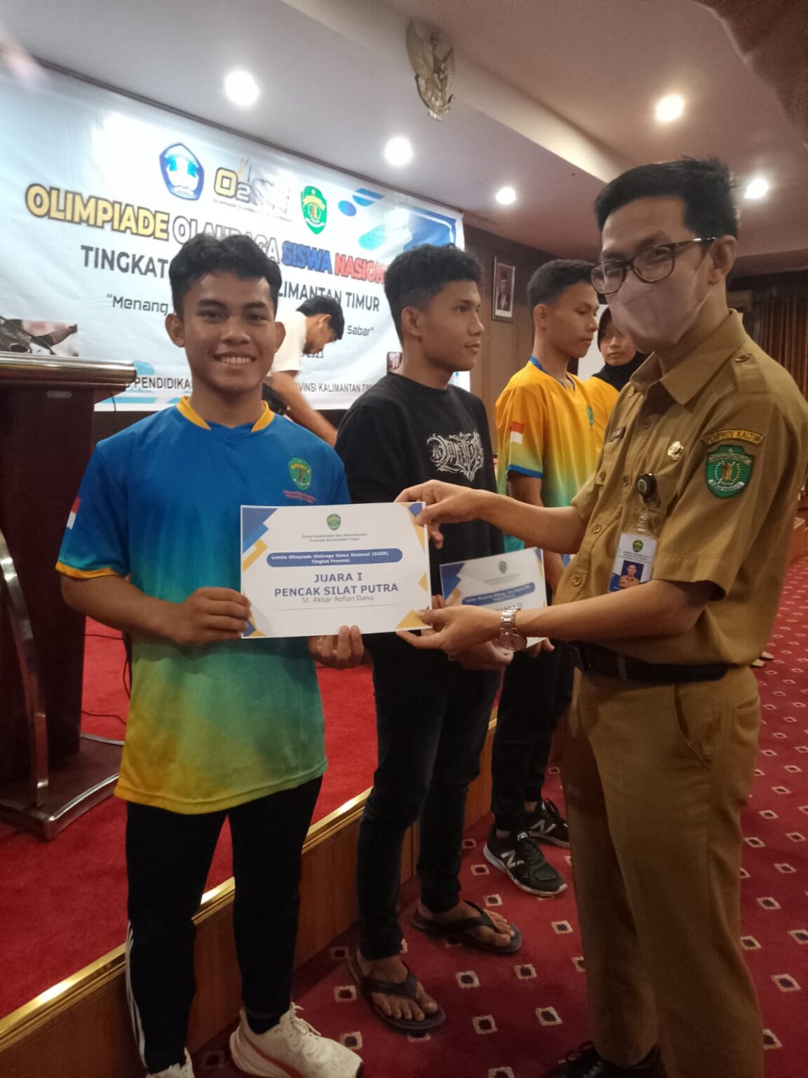 Muhammad Akbar Rofian Danu, Juara 1 Pencak Silat Putra dalam Ajang O2SN ...